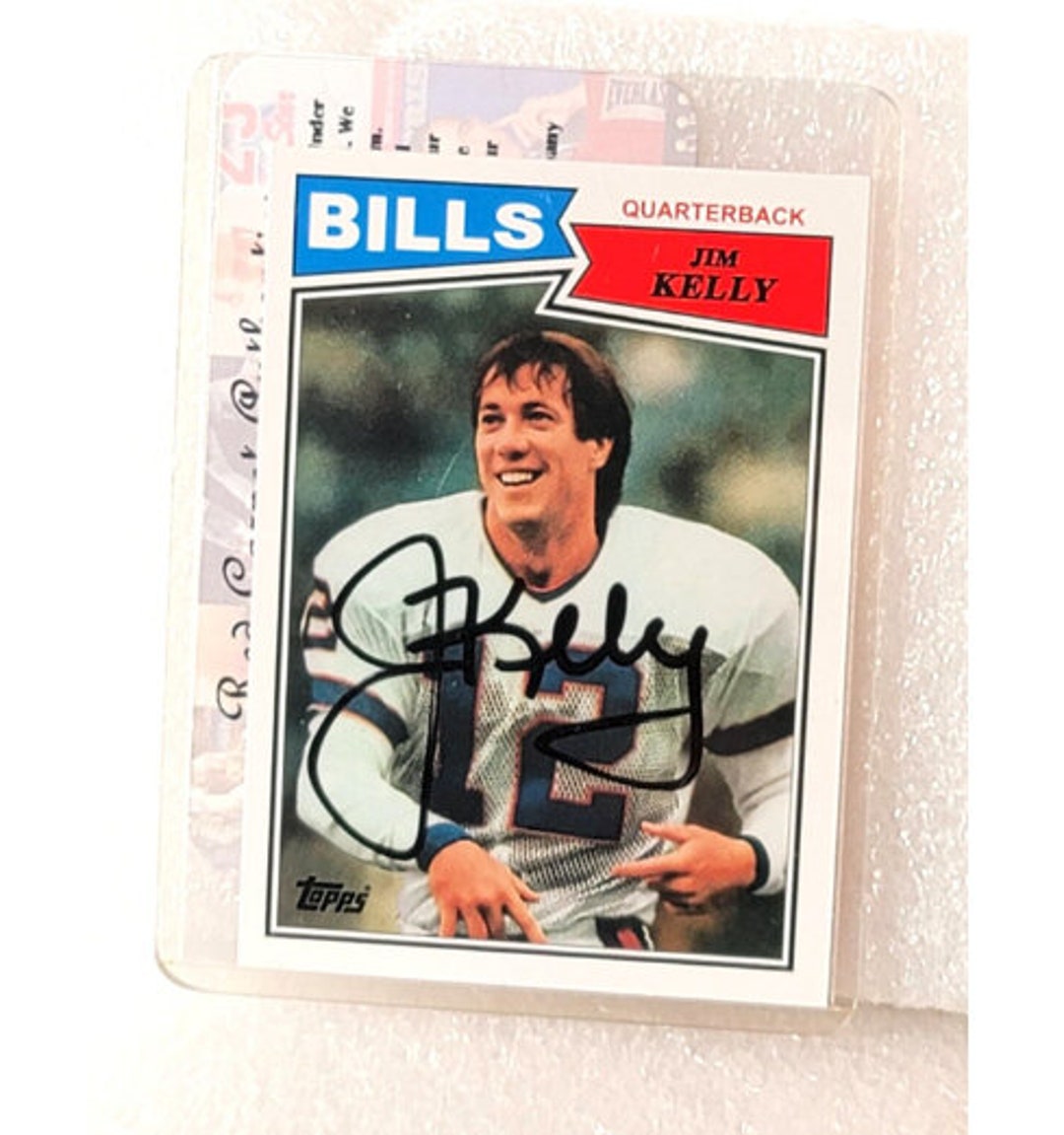 Jim Kelly Autograph Buffalo Bills Football Card 2012 Topps No. 362 ...