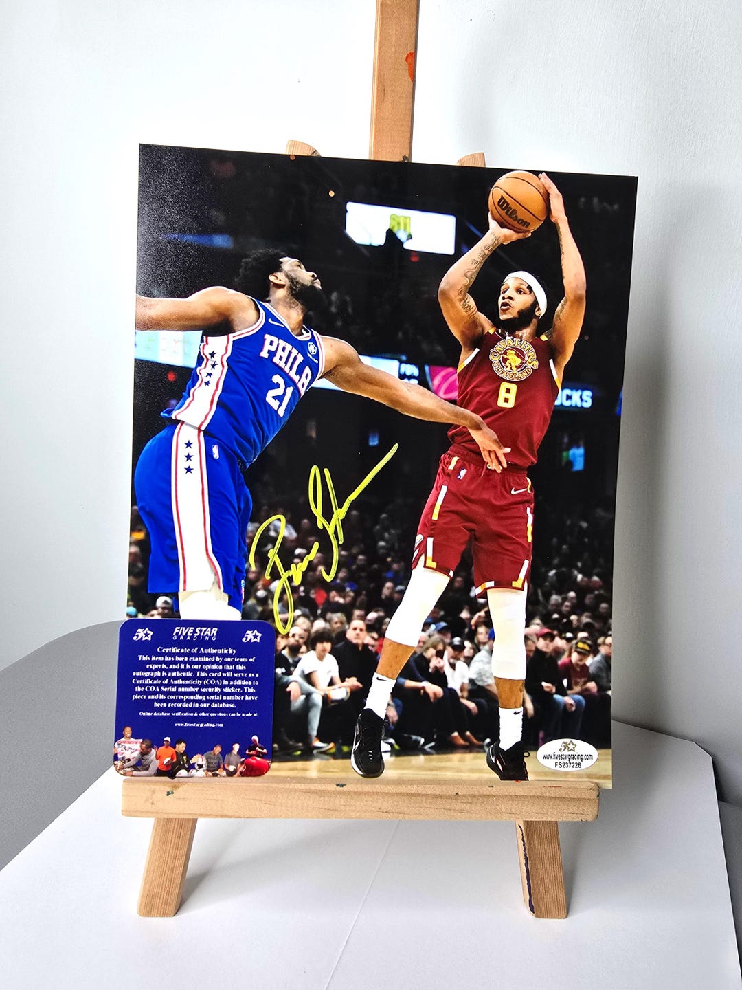 Lamar Stevens Autograph Basketball Photo Cleveland Cavs NBA 8x10 - Etsy