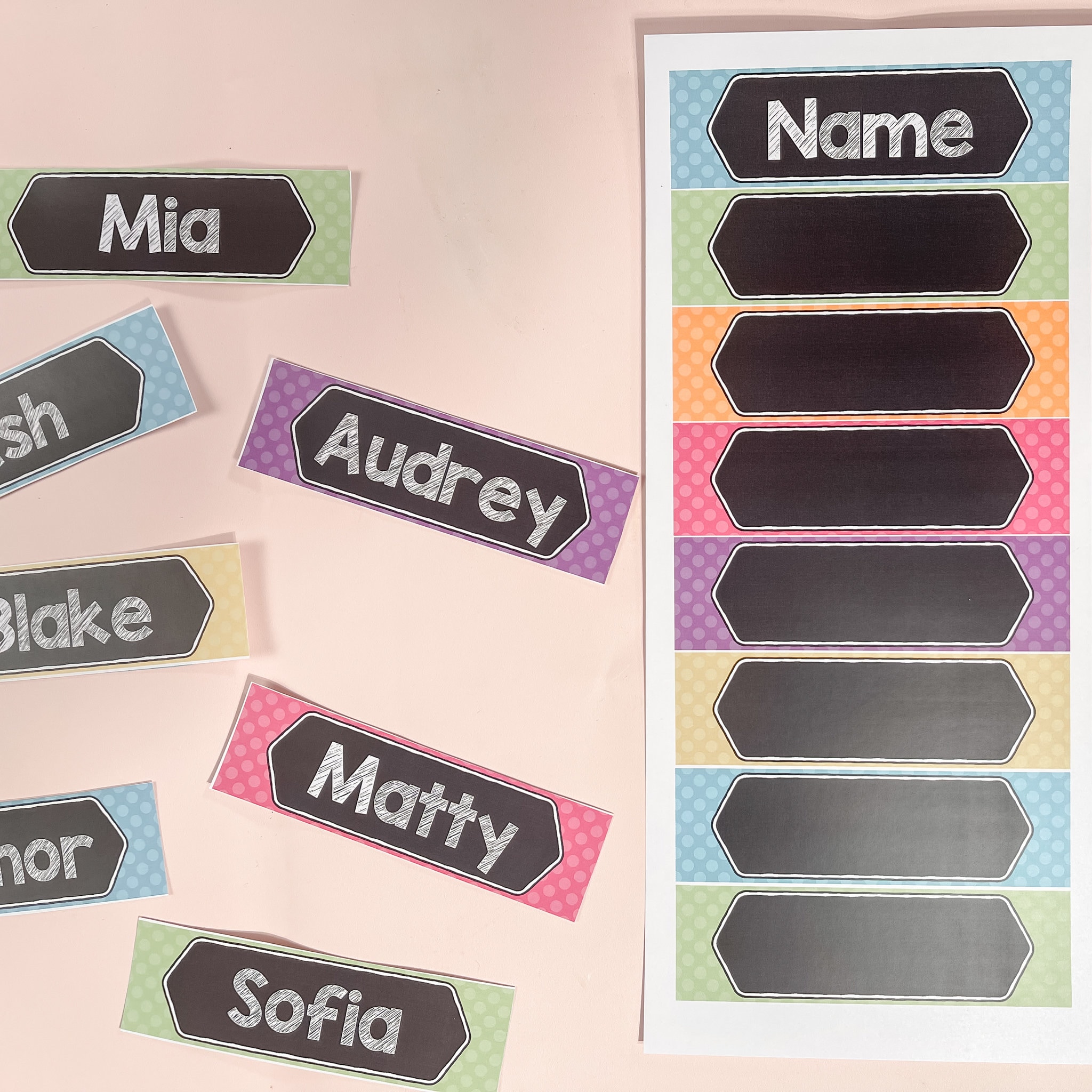 Editable Classroom Labels Classroom Name Labels Student Name Plates ...