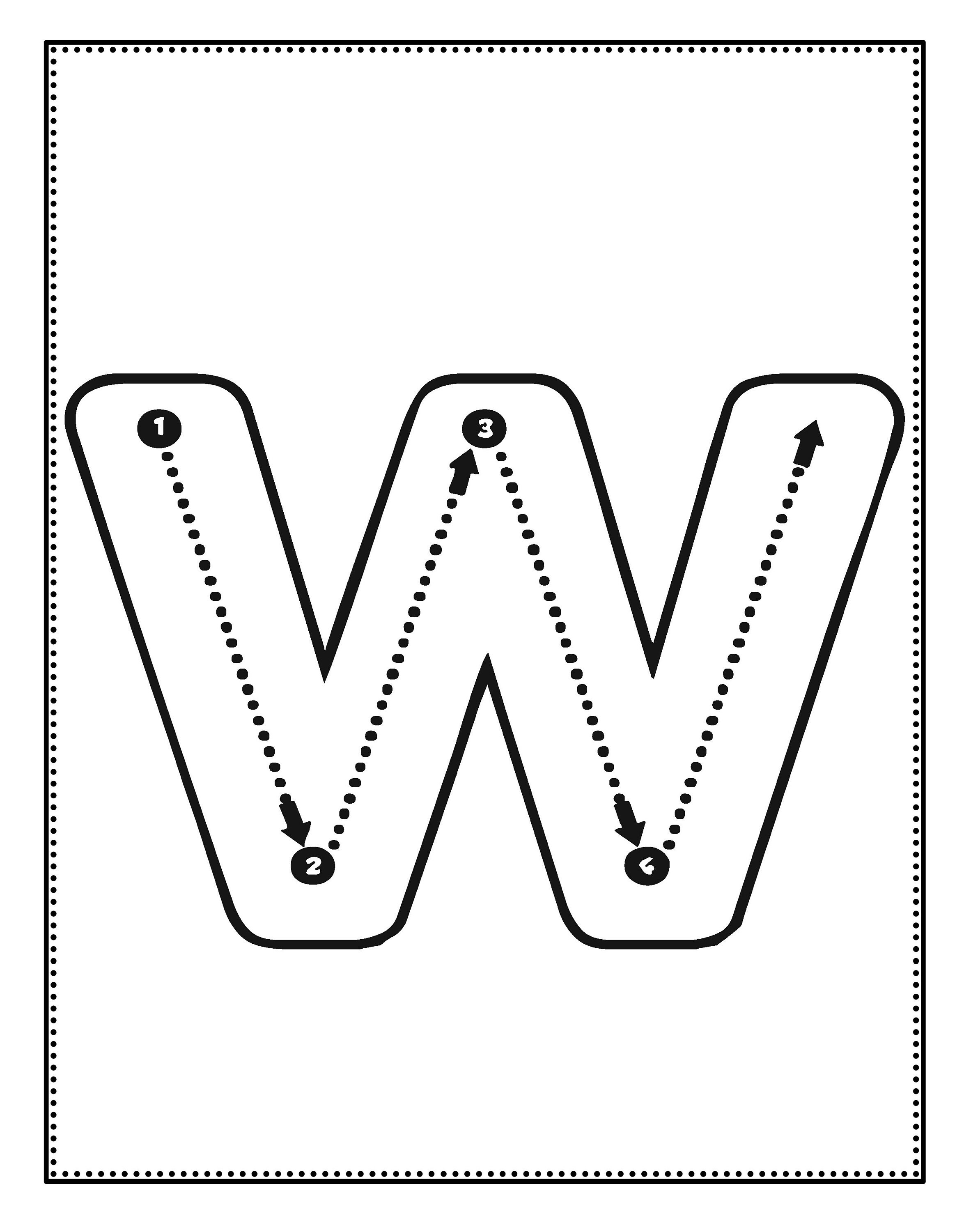 Letter W Alphabet Pack | Alphabet Worksheets | Digital Download ...