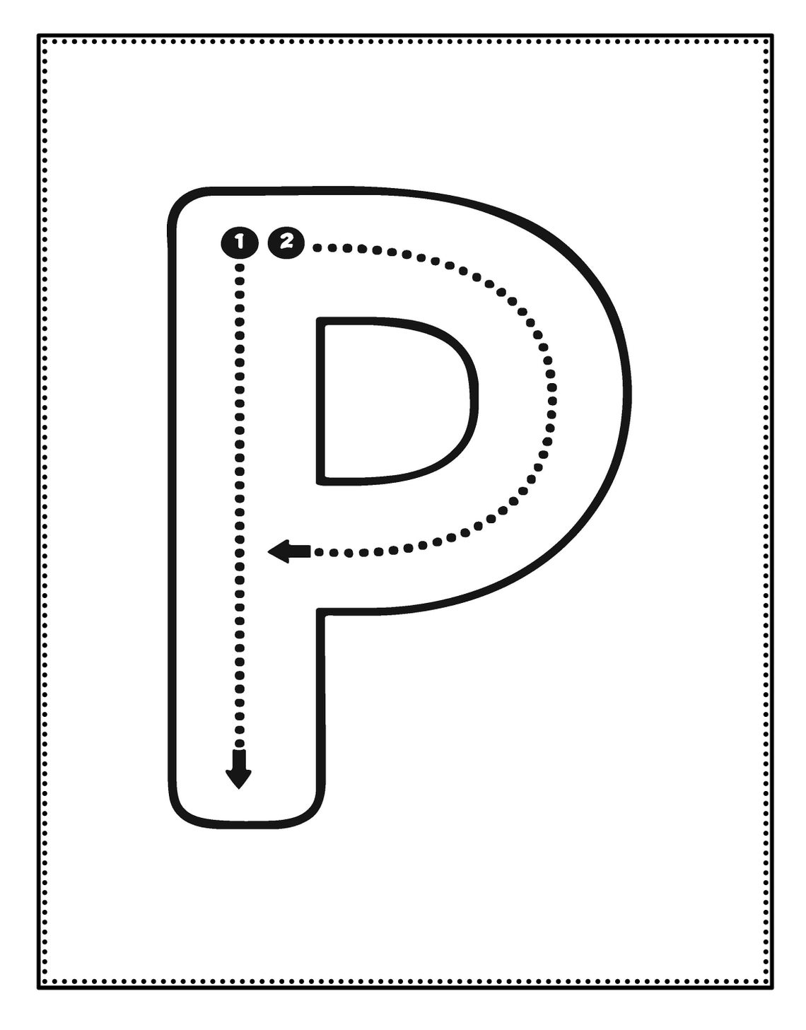Letter P Alphabet Pack Alphabet Worksheets Digital Download Alphabet ...