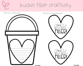 DIGITAL Bucket Filler Door Display, Printable, Editable, Download, Have ...