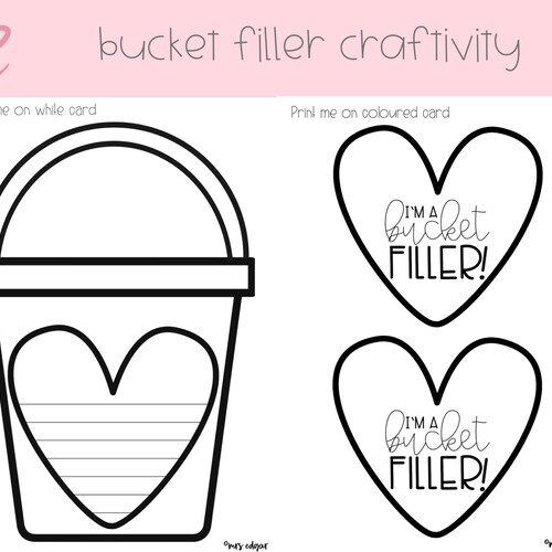 Bucket Filler Teacher Printable - Etsy