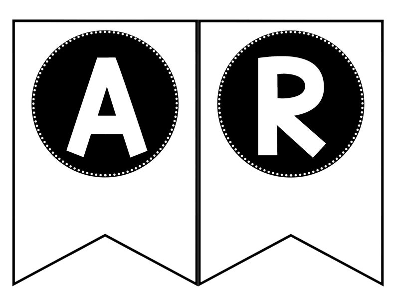 Editable Patterned Banner Bright and Bold - Etsy