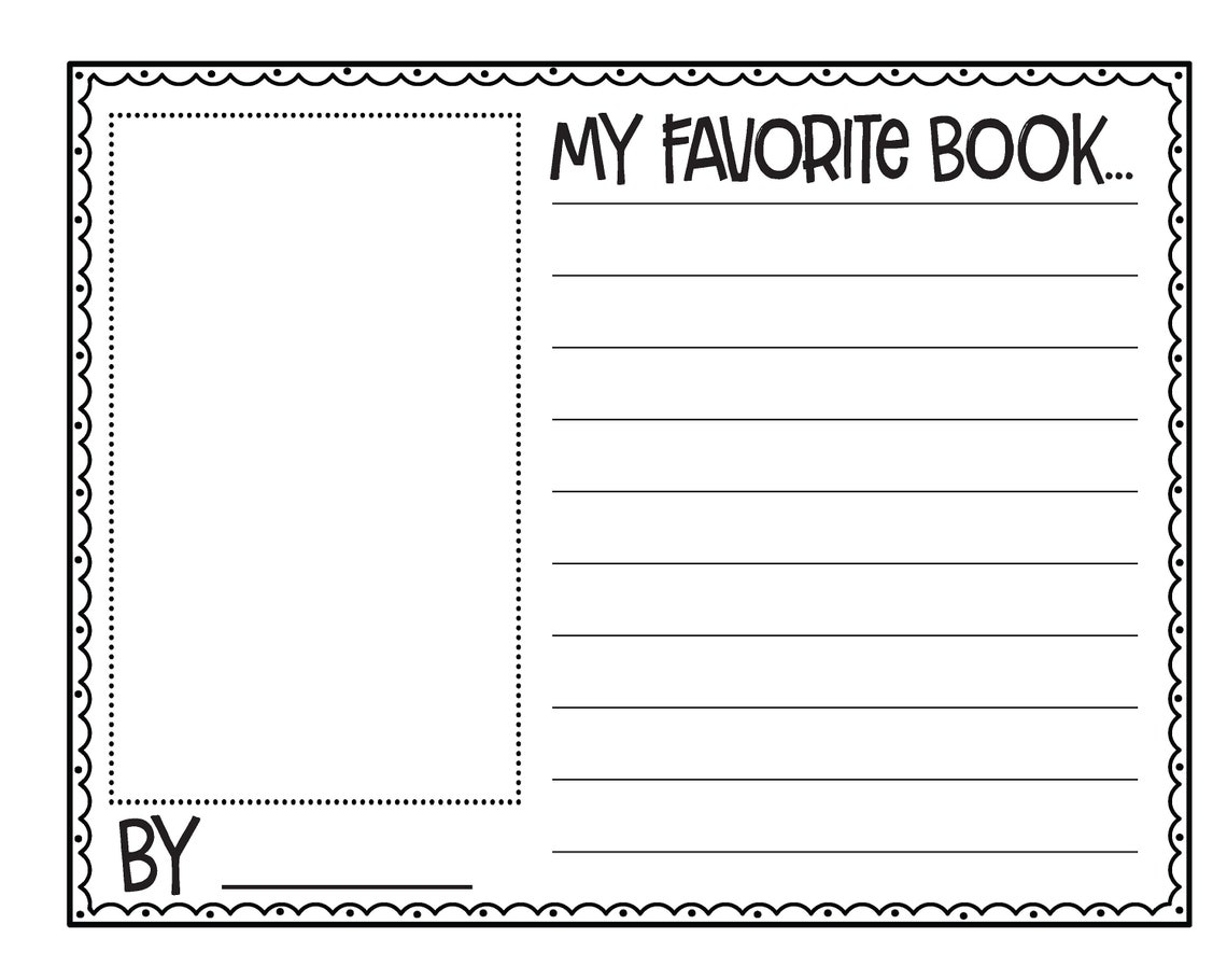 Book Week Writing Template Writing Worksheet Literacy Worksheet Digital ...
