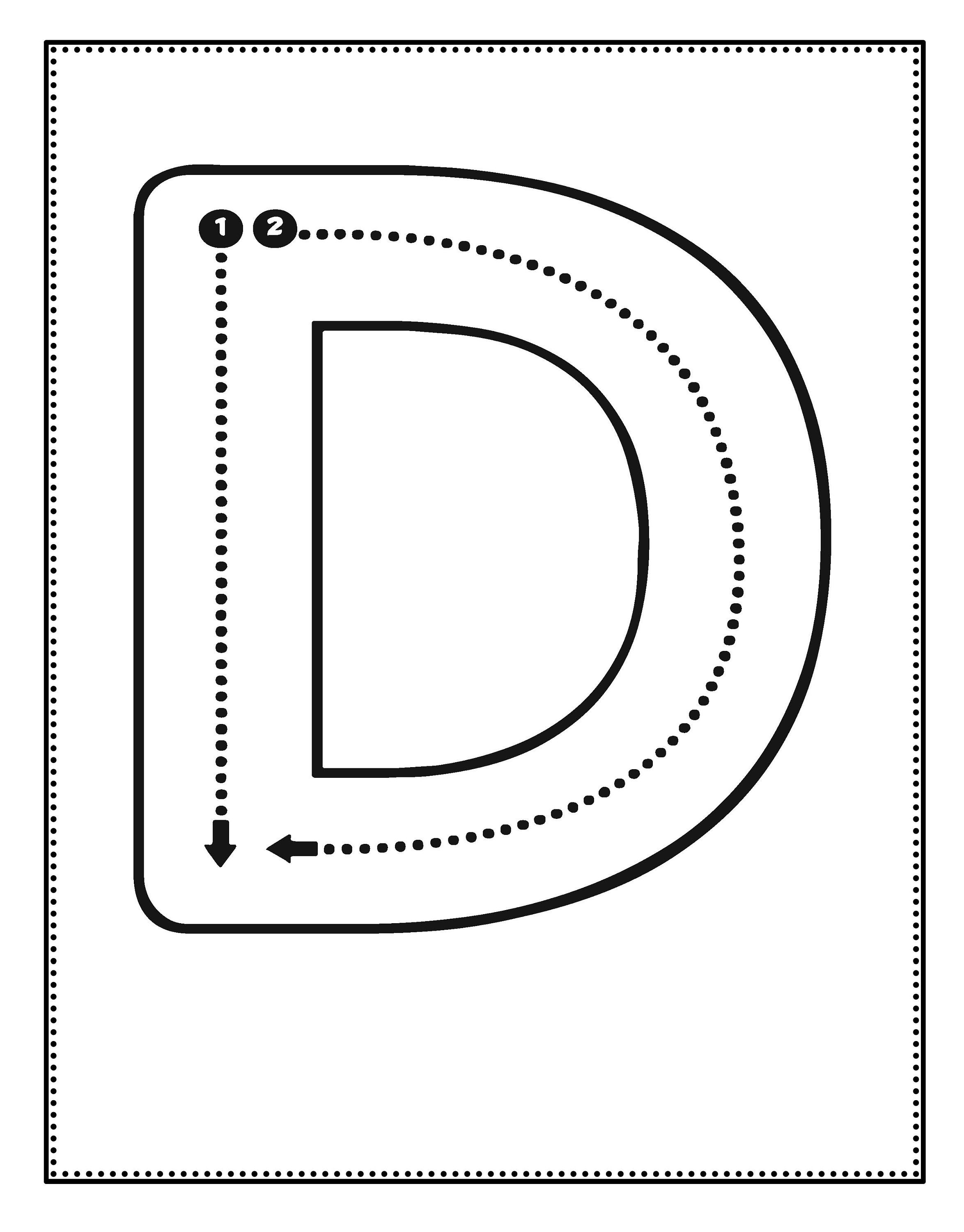 Letter D Alphabet Pack Alphabet Worksheets Digital Etsy