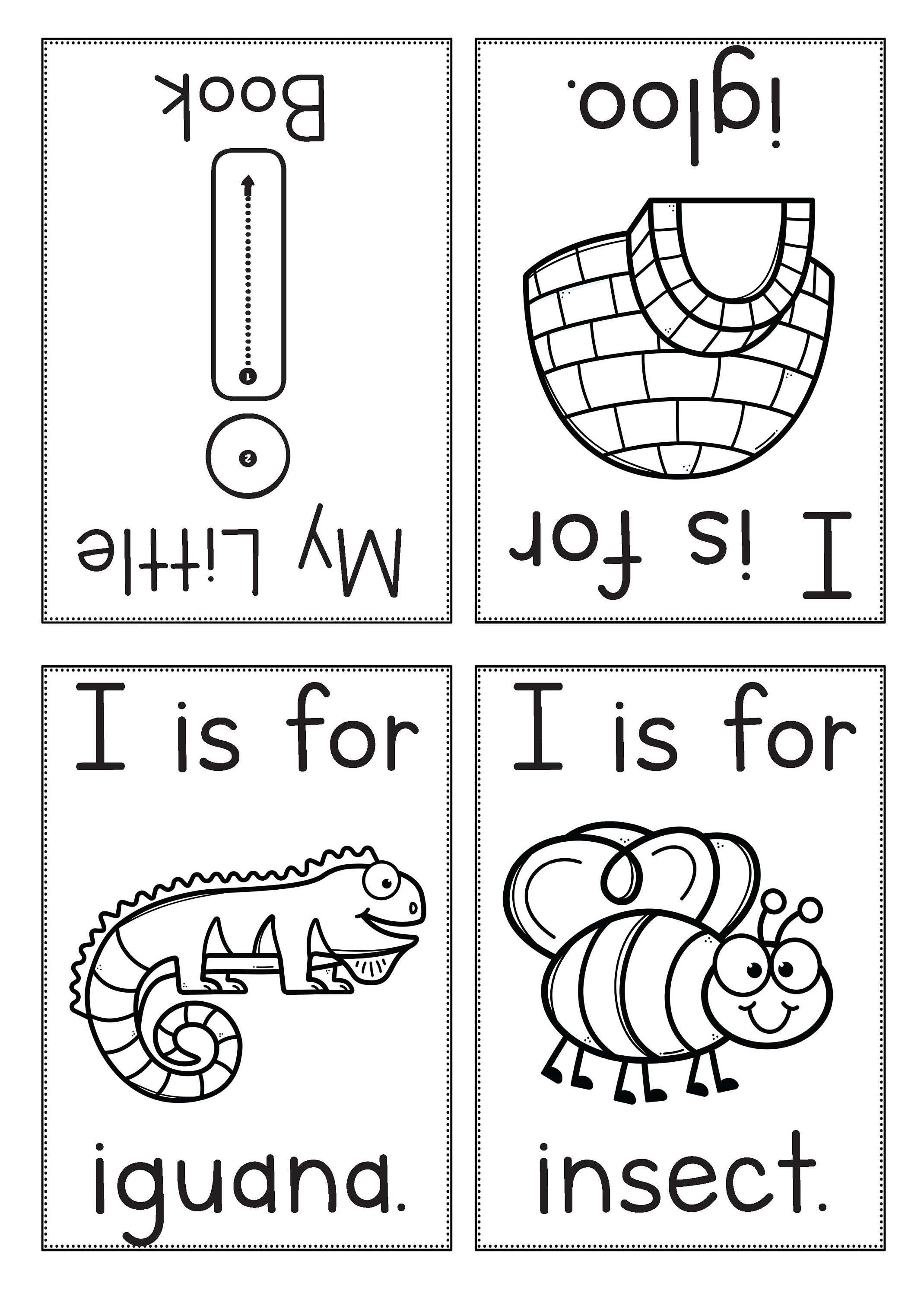 Letter I Alphabet Pack Alphabet Worksheets Digital | Etsy