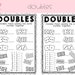 Doubles Maths Game Maths Resources Digital Download teacher Worksheet ...