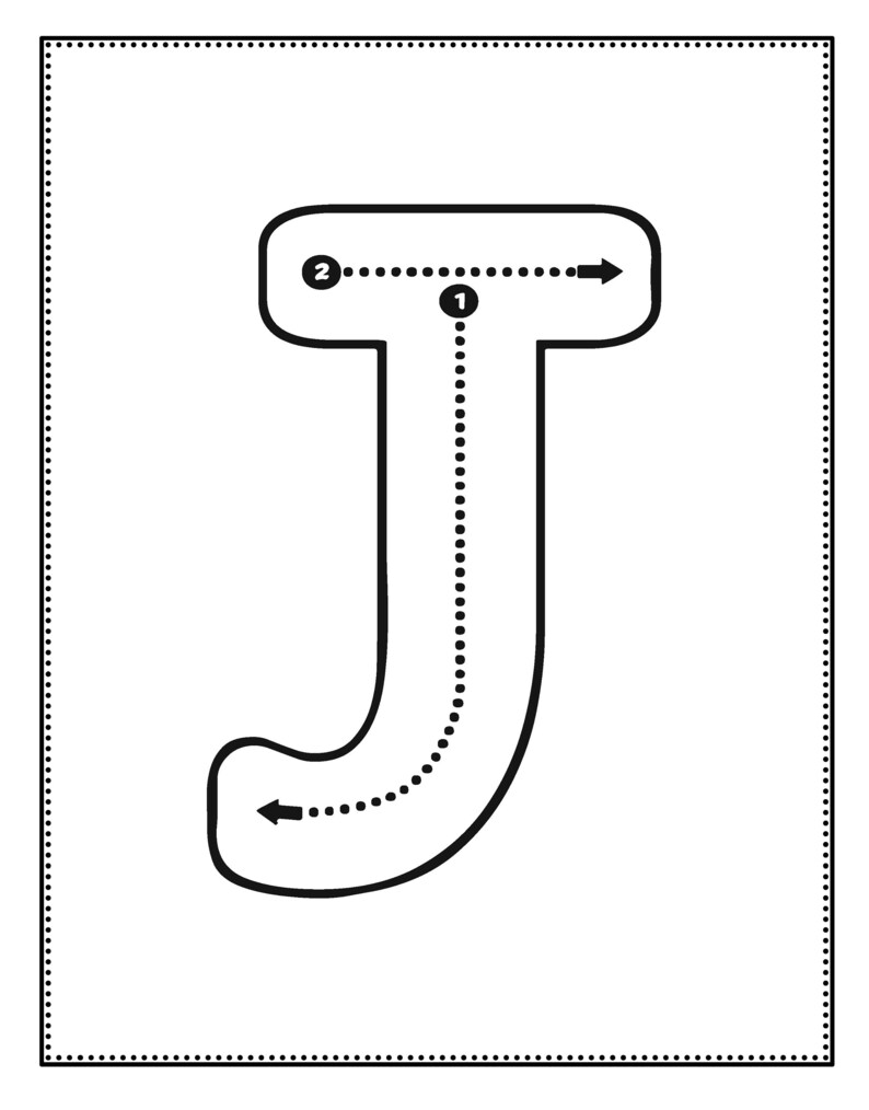 Letter J Alphabet Pack Alphabet Worksheets Digital Download Alphabet ...