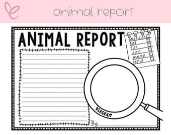 Animal Research Project With Habitat Diorama Pop up Report - Etsy