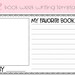Book Week Writing Template Writing Worksheet Literacy Worksheet Digital ...