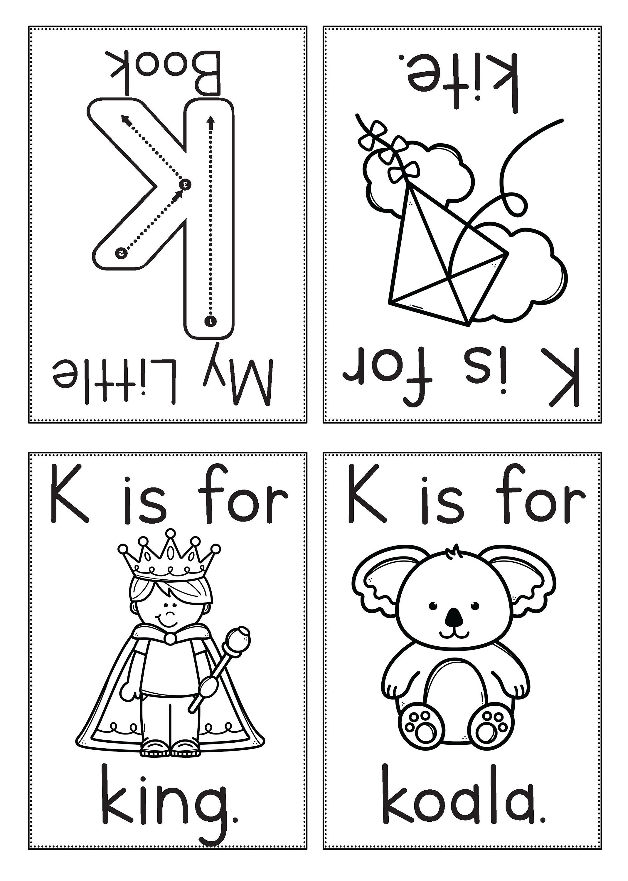 Letter K Alphabet Pack | Alphabet Worksheets | Digital Download ...
