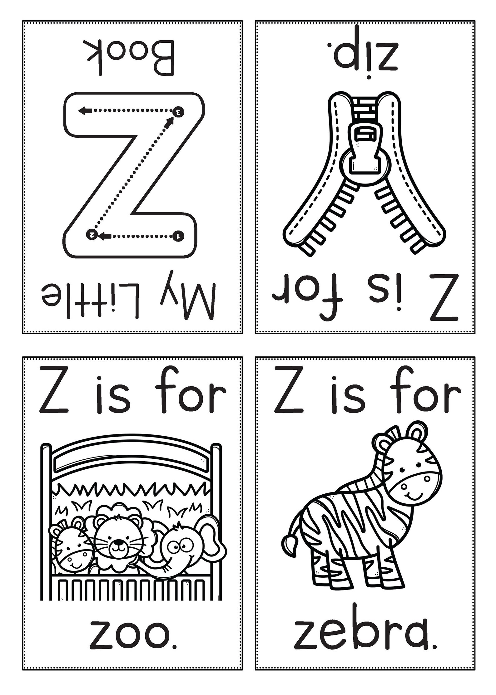 Letter Z Alphabet Pack | Alphabet Worksheets | Digital Download ...