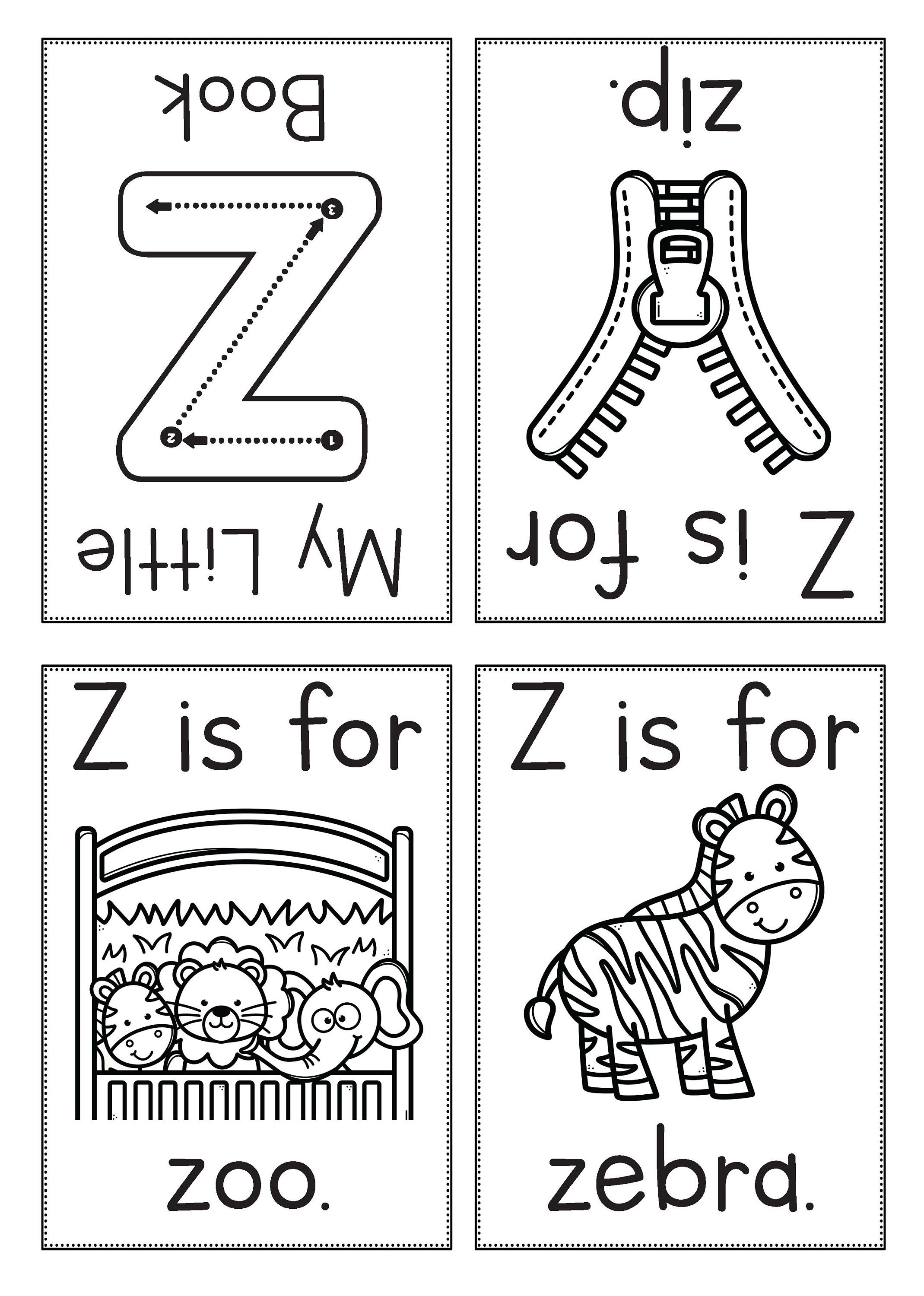 Letter Z Alphabet Pack | Alphabet Worksheets | Digital Download ...