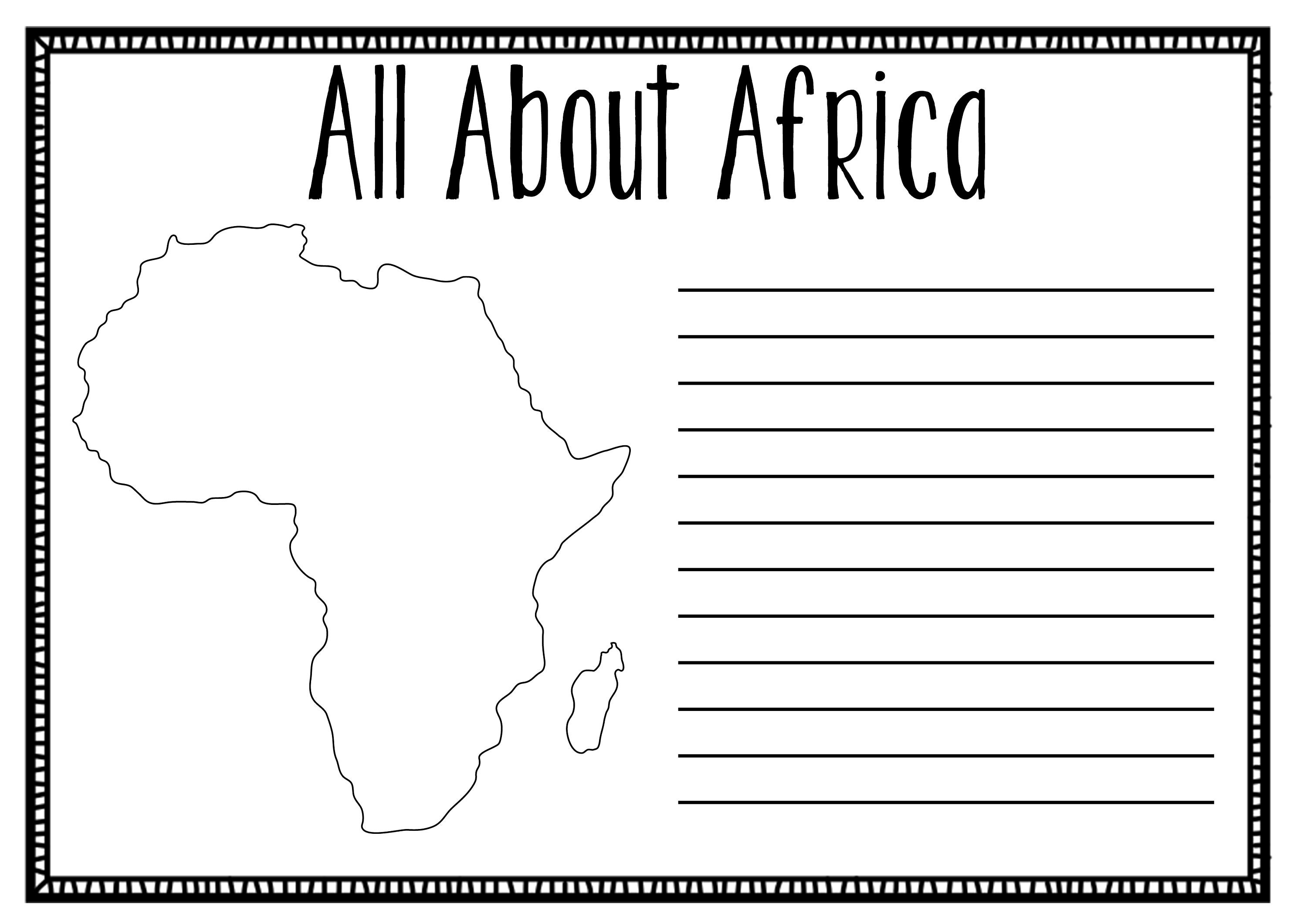 Continents Research Pages - Etsy