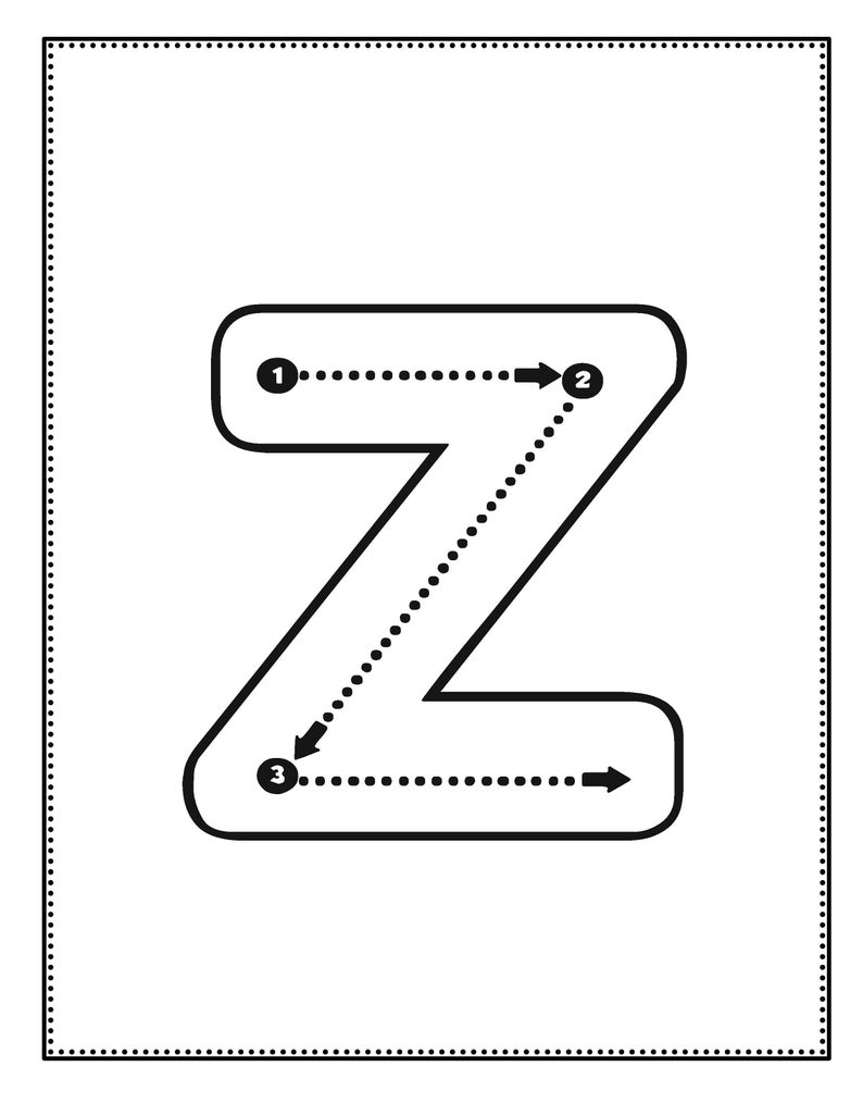 Letter Z Alphabet Pack | Alphabet Worksheets | Digital Download ...