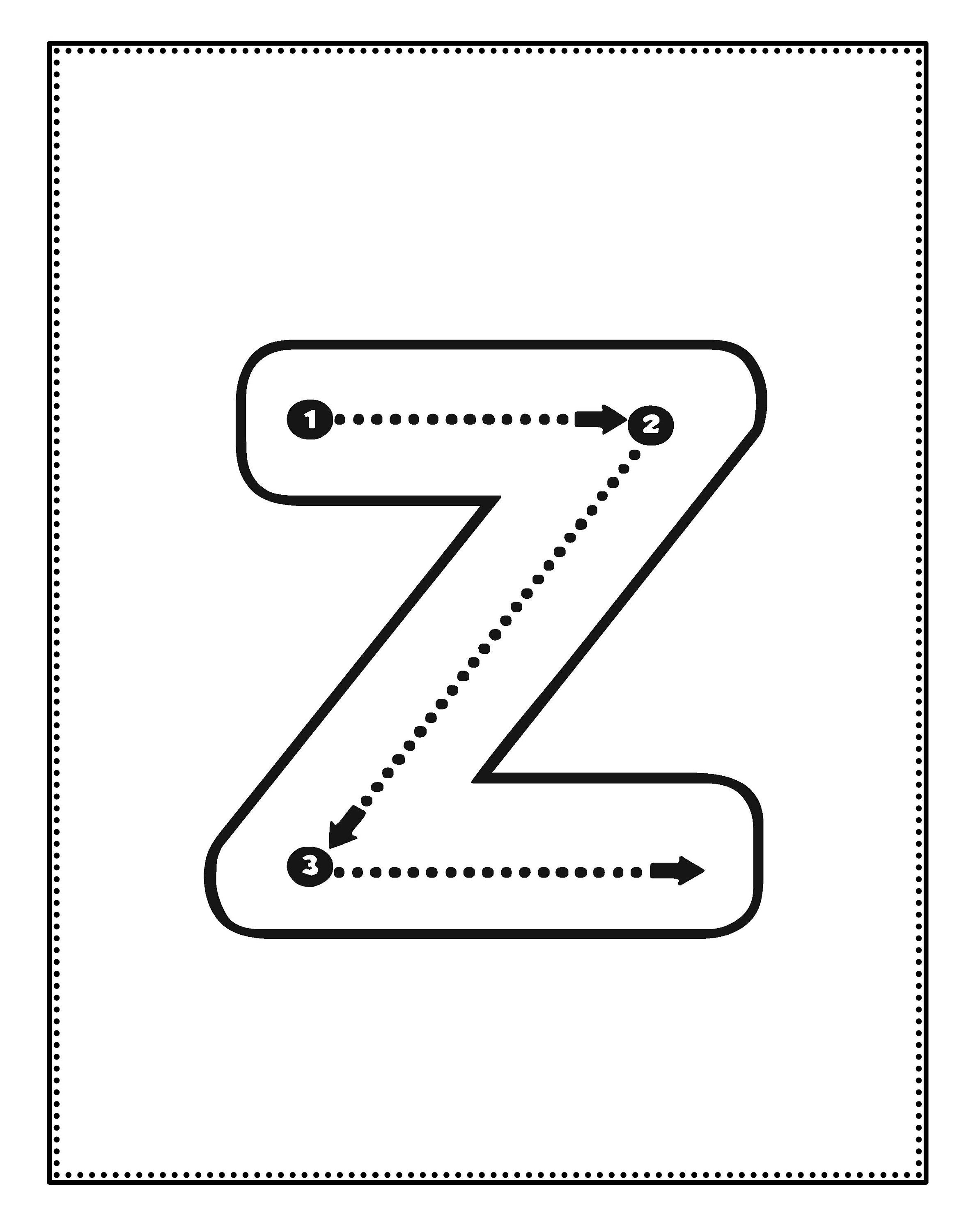 Letter Z Alphabet Pack | Alphabet Worksheets | Digital Download ...