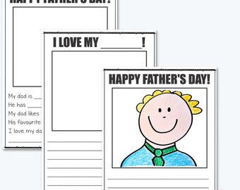 Happy Father's Day Poster (digital, Printable) - Etsy