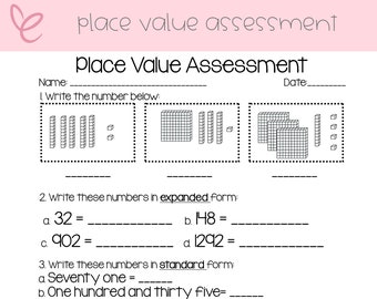 Place Value Candy Shop Printable Math Page Pre-k Math - Etsy