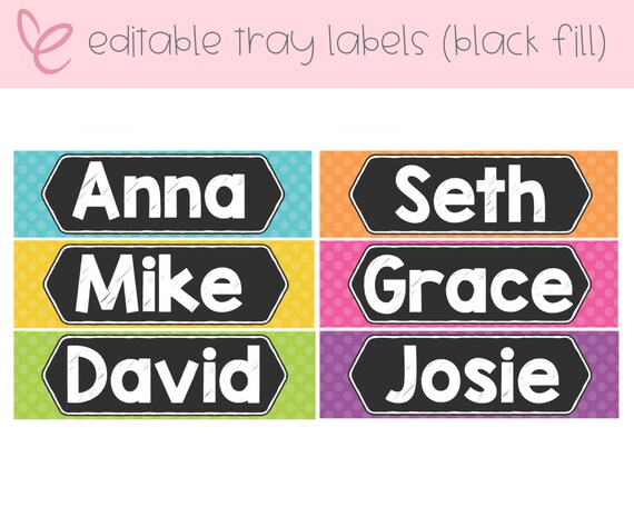 Editable Classroom Labels Classroom Name Labels Student - Etsy Canada