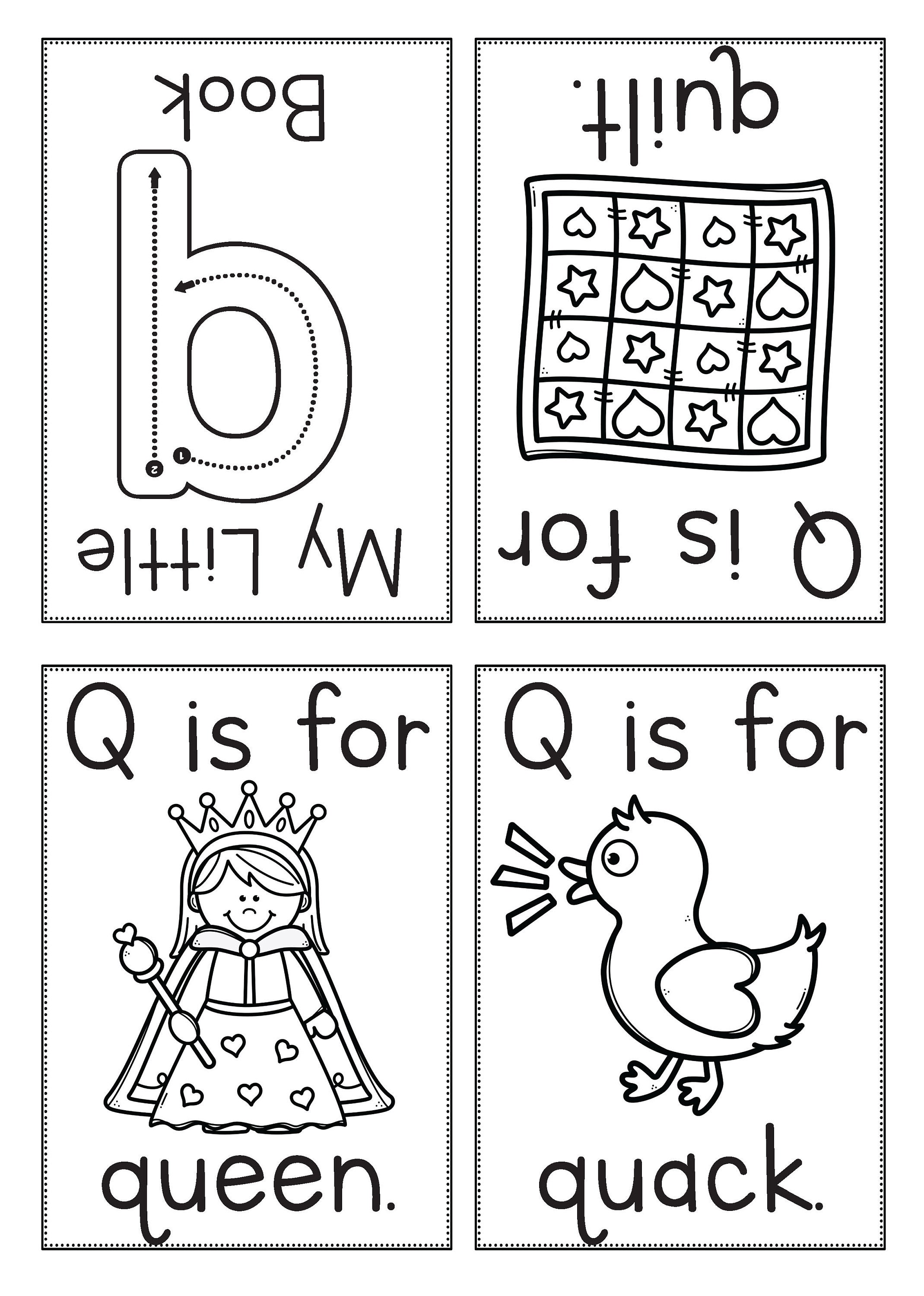 Letter Q Alphabet Pack | Alphabet Worksheets | Digital Download ...