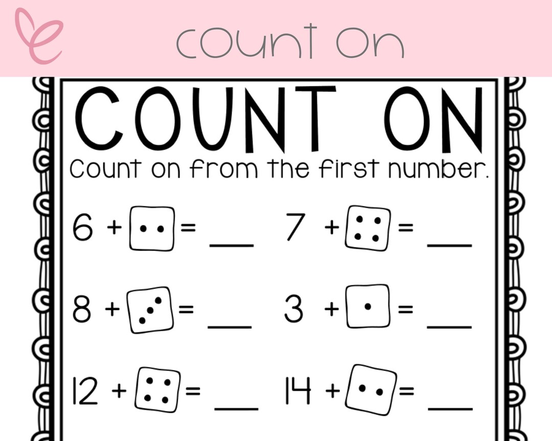 Count on Maths Worksheet Maths Worksheet Printable Maths Resources ...