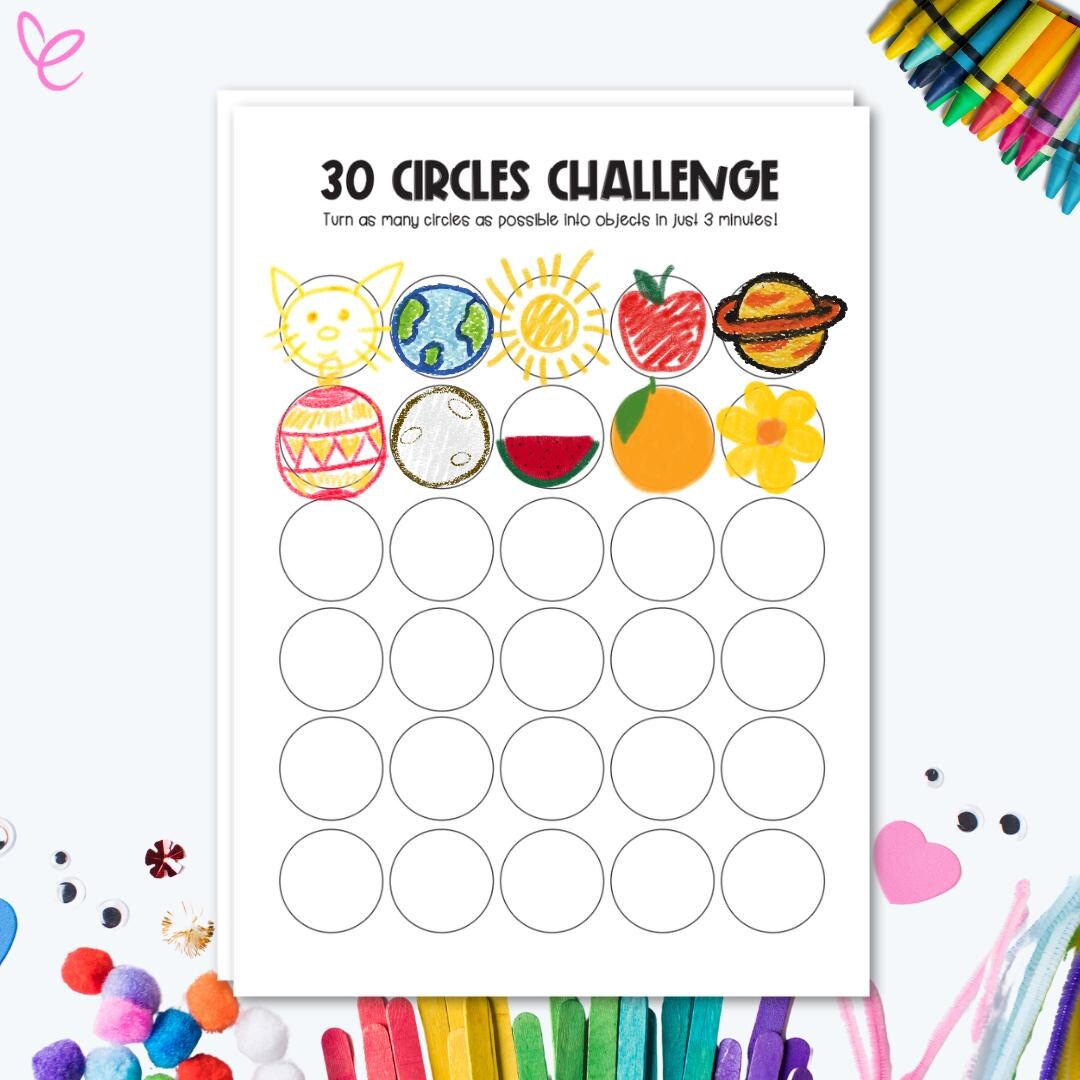 30 Circles Activity | Brain Break | Teacher Worksheets | Teacher ...