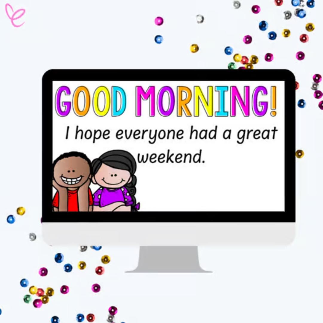 Good Morning Slides Powerpoint - Etsy