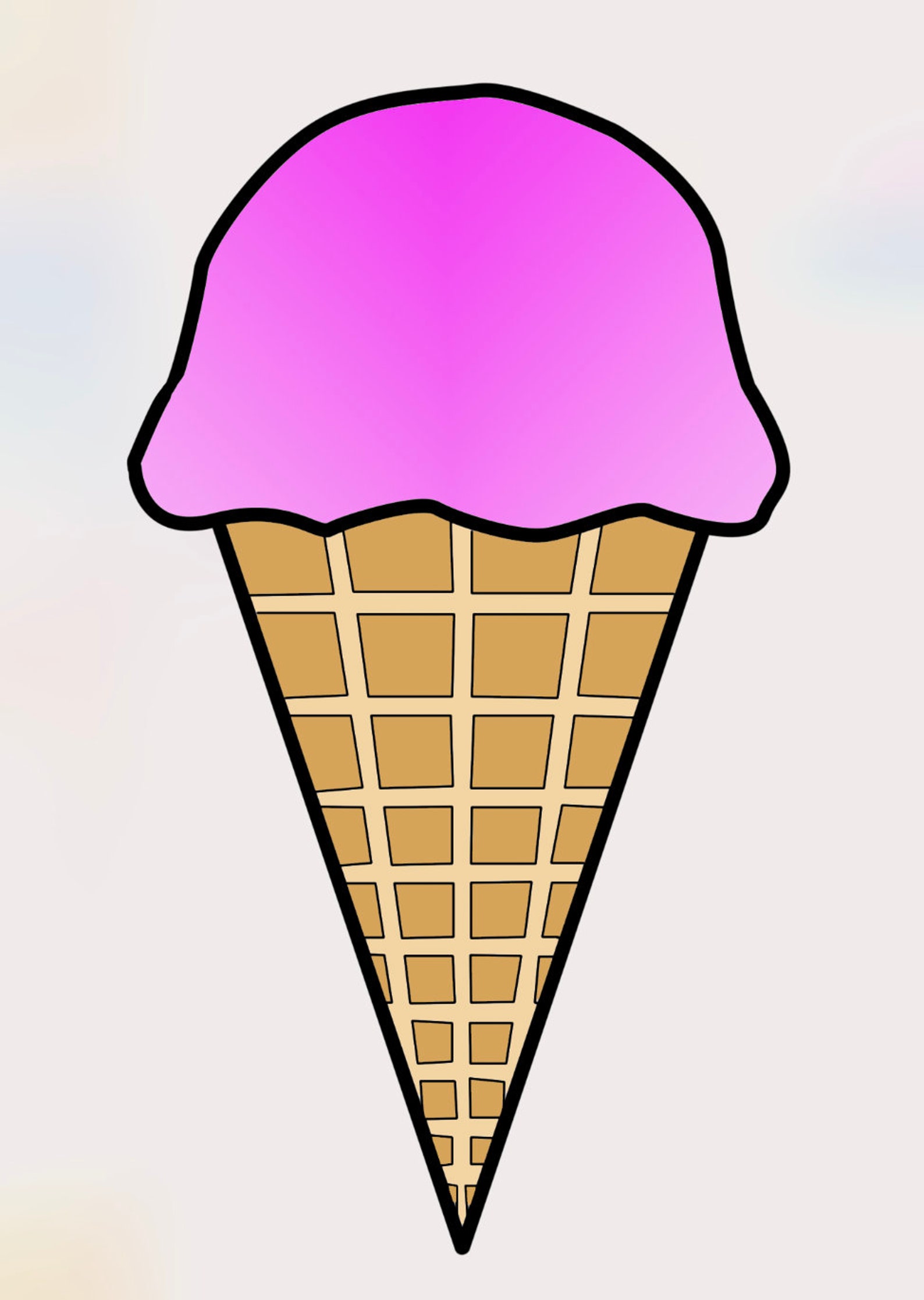 Ice-cream Clipart Moveable Distance Learning - Etsy