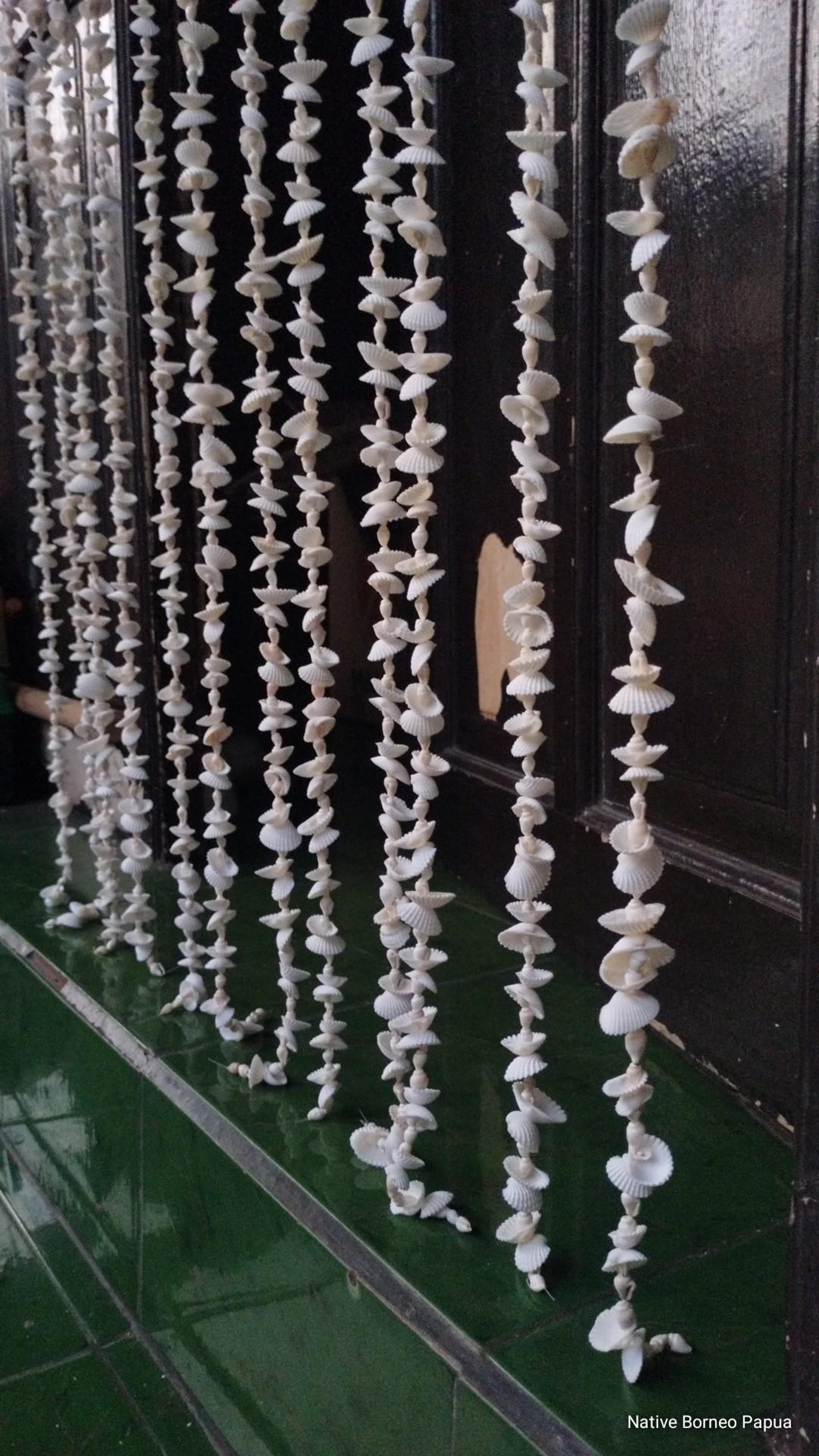 Boho Kurkur Shell Curtain: Doorway Divider, Beach Decor - Etsy