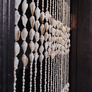 Sea Shell Curtains ,shell Curtain for Doorway: Window Curtains,ocean ...