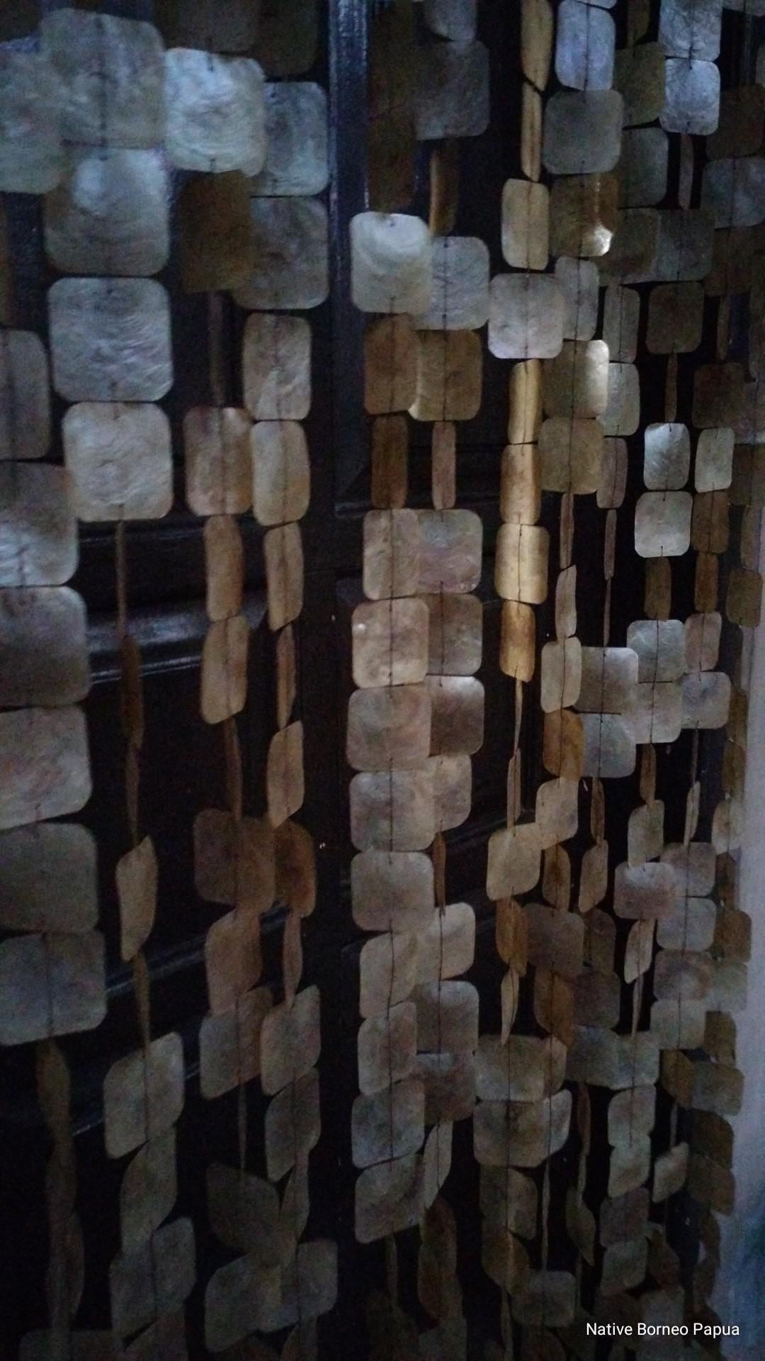 2026 Capiz Shell Curtain : Boho Doorway Divider, Ocean Breeze, Square ...
