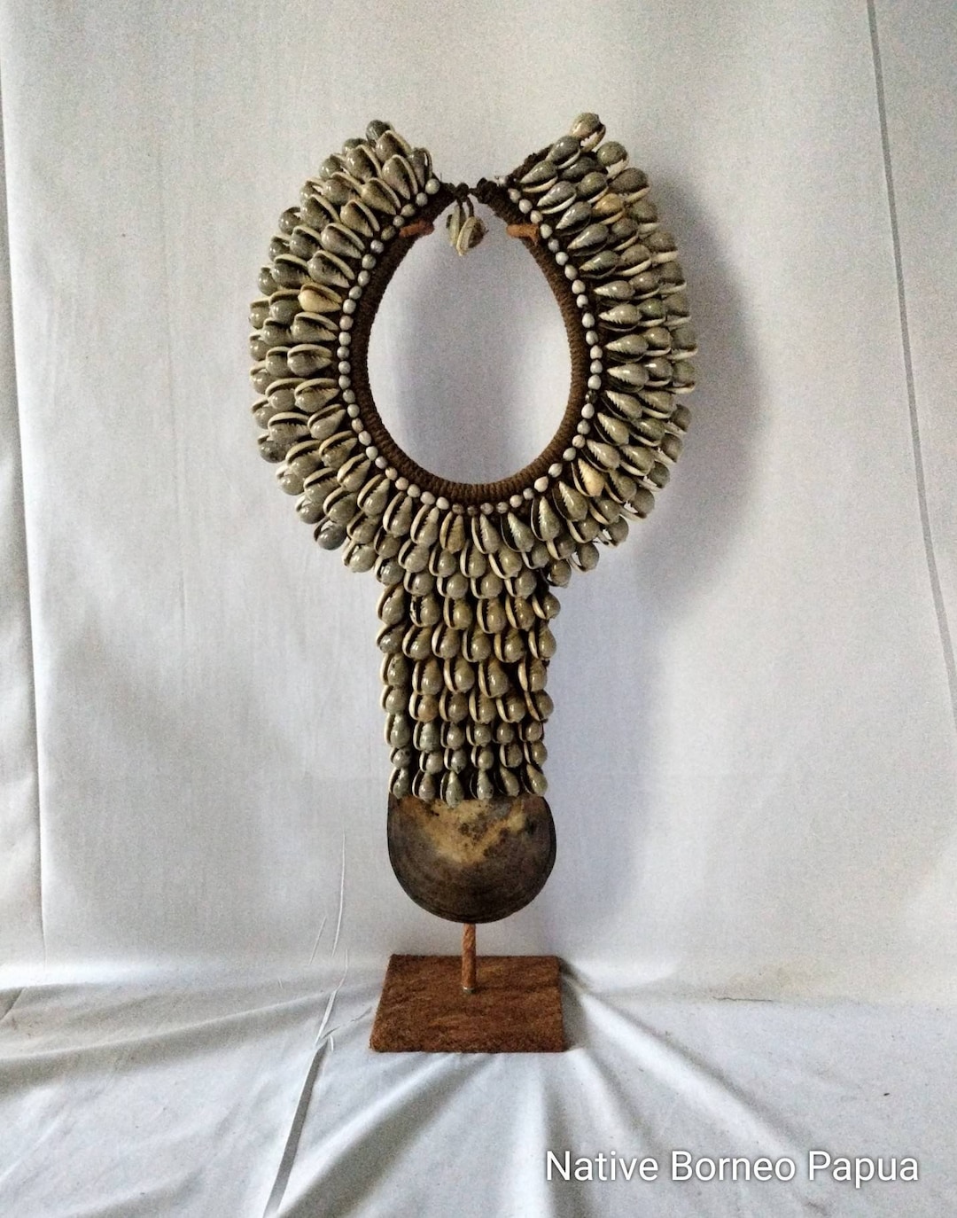 Kina Shell Tribal Necklace Art: Papua New Guinea Seashell Collar on ...