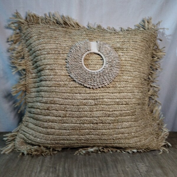 Straw Cushion - Etsy