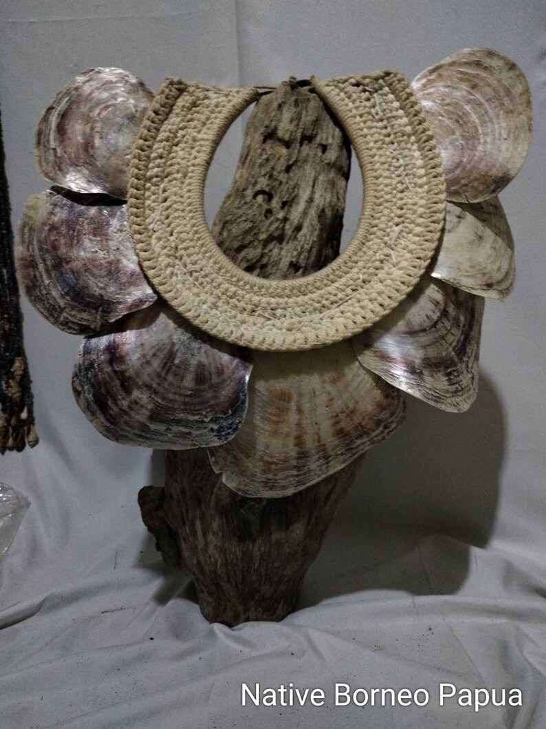 BIG Papua kuping Gajah Shells Necklacehome - Etsy