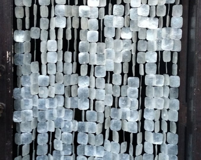 Square Capiz Shell Curtains ,shell Curtain for Doorway: Window Curtains ...