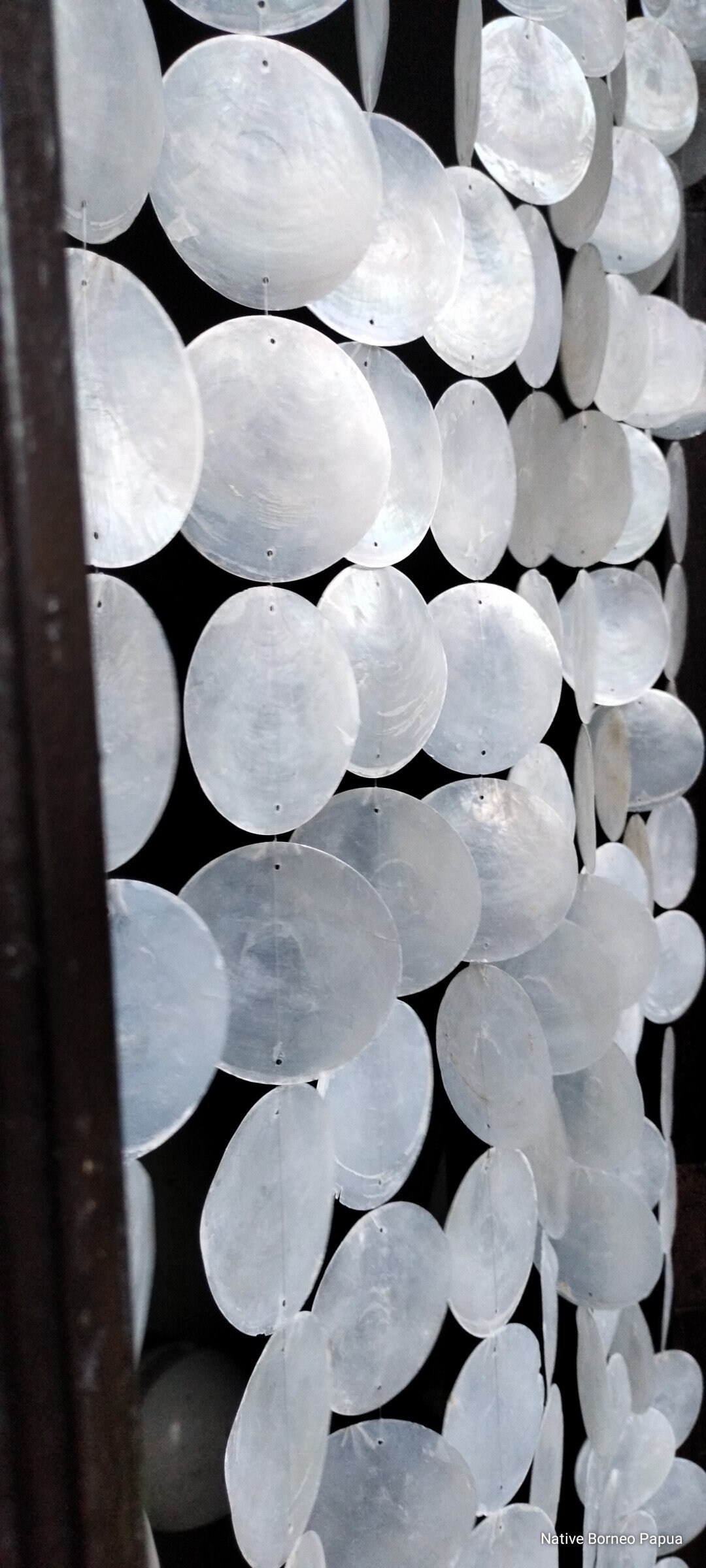 Capiz Shell Curtain: Boho Doorway Divider, Ocean Breeze Decor - Etsy