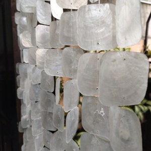 Square Capiz Shell Curtains ,shell Curtain for Doorway: Window Curtains ...