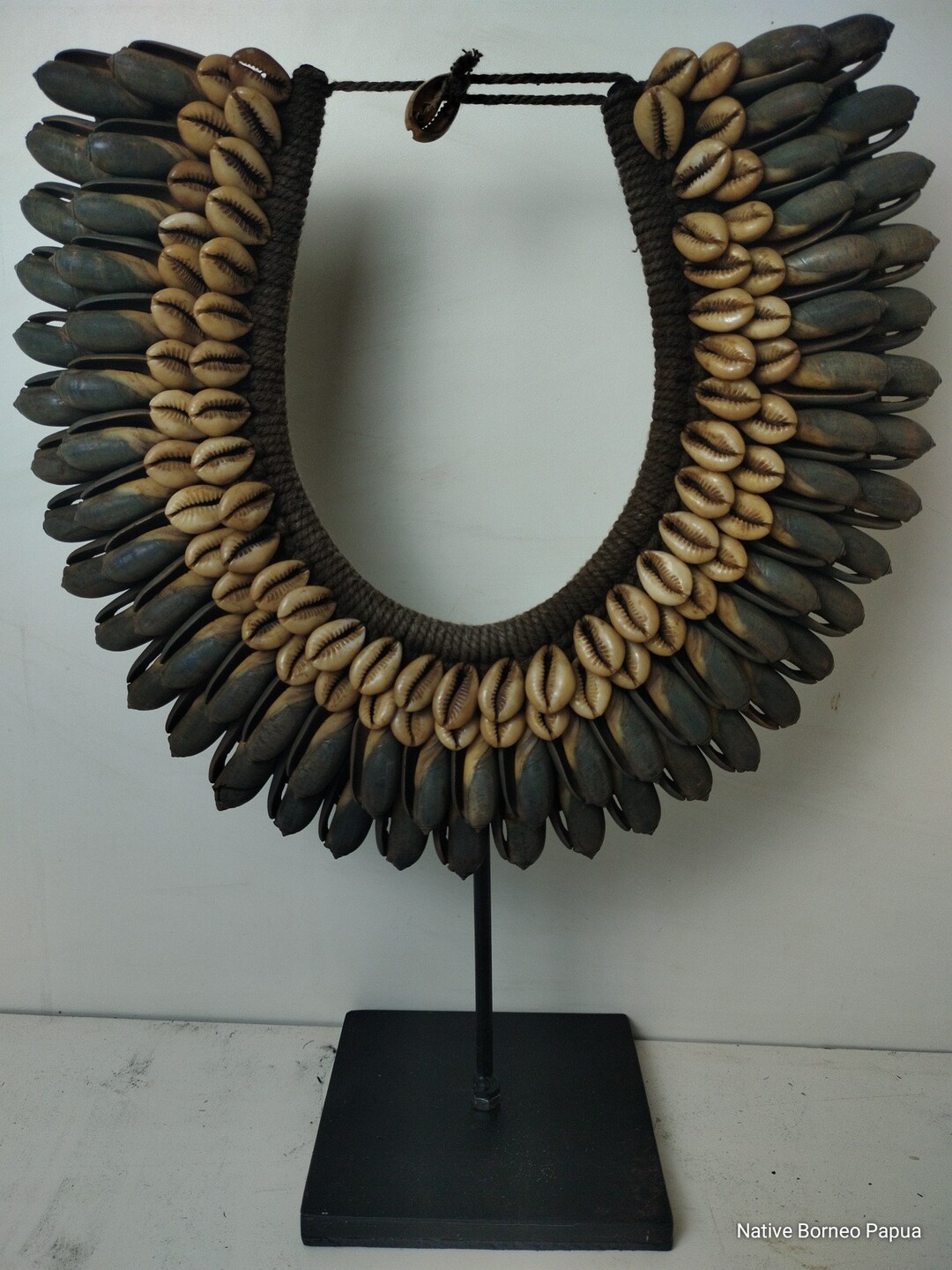 Antique Papua New Guinea Seashell Necklace - Tribal Wall Decor - Etsy
