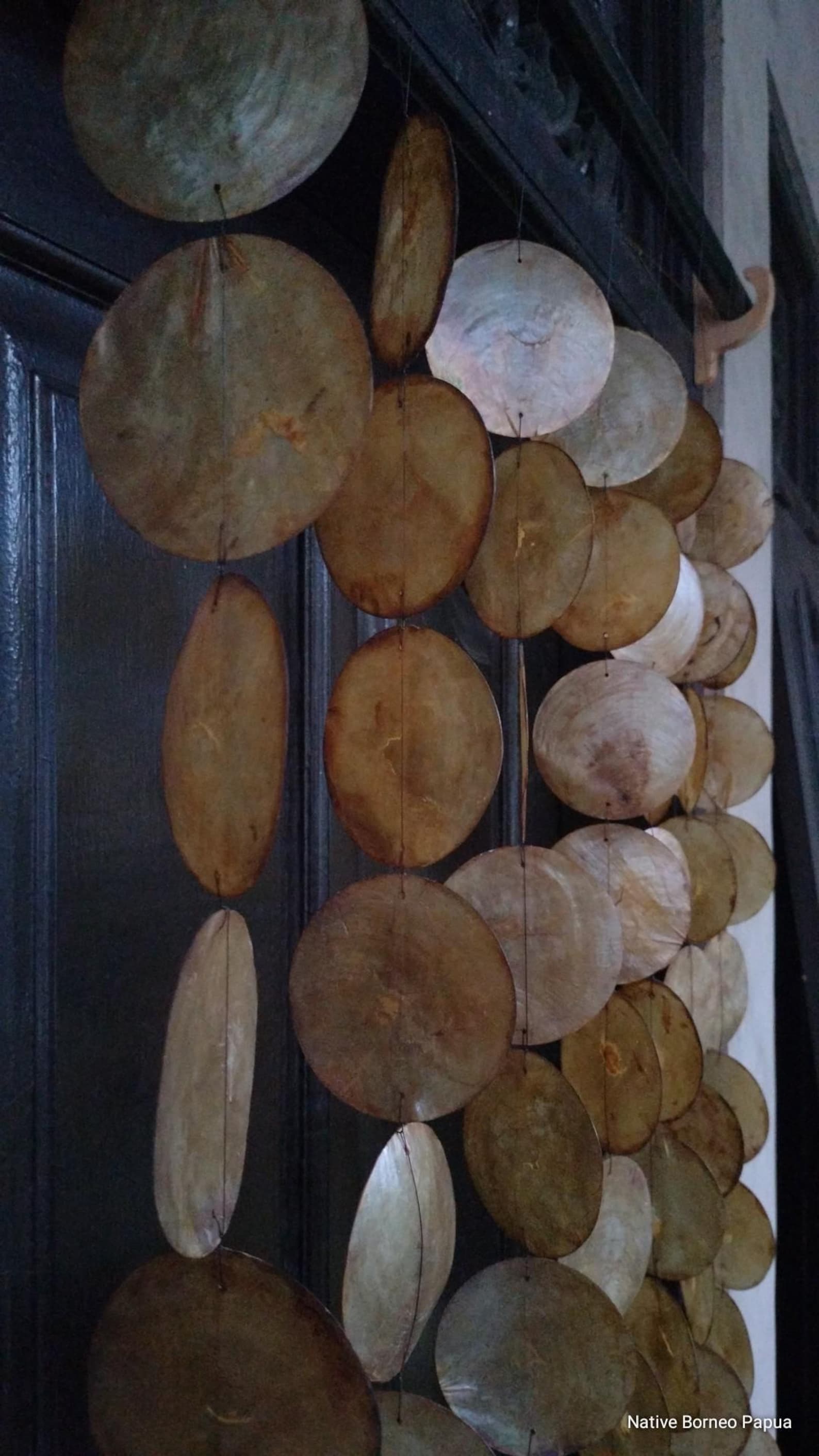 Capiz Shell Curtain: Boho Doorway Divider D 7 Cm - Etsy UK
