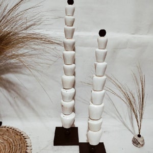 Set of 2 White Lumi Money Stick Shells,a Lumi Currency Stick, Shells ...