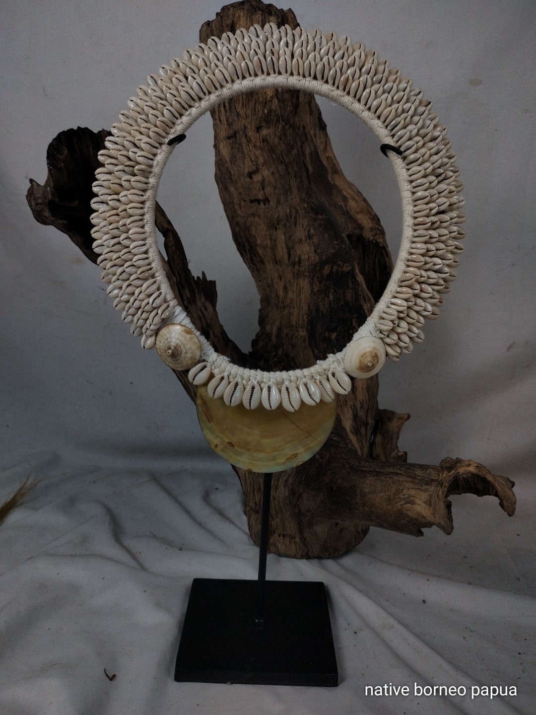 Kina Shell Papua Necklace: Tribal Goddess Decor, Wall Art - Etsy
