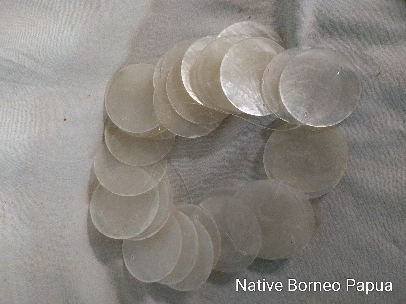 Capiz Shell Curtain: Boho Doorway Divider, Beach Decor. Round - Etsy