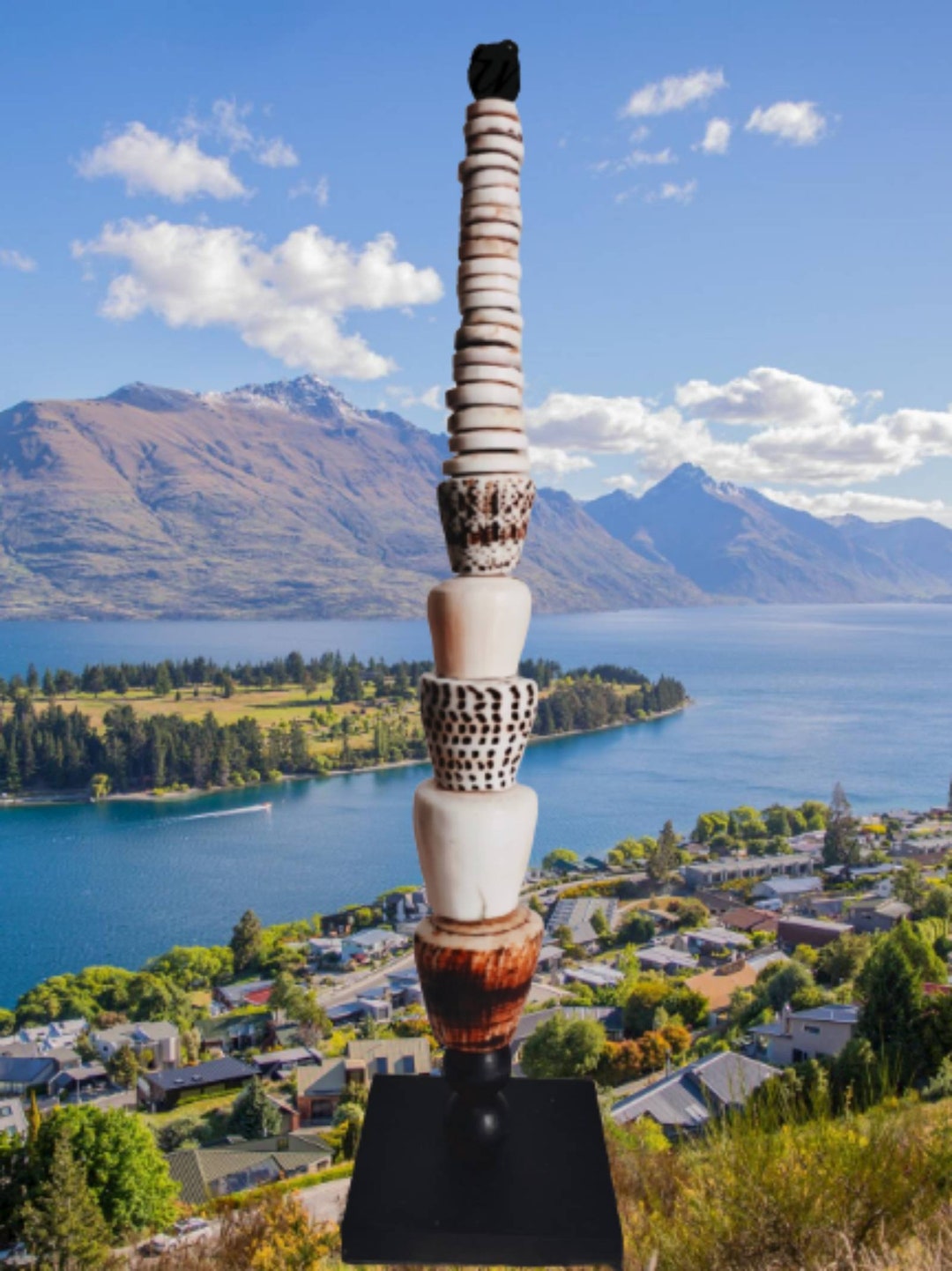 Lumi Shell Money Stick: Papua New Guinea Currency Decor (17") - Etsy