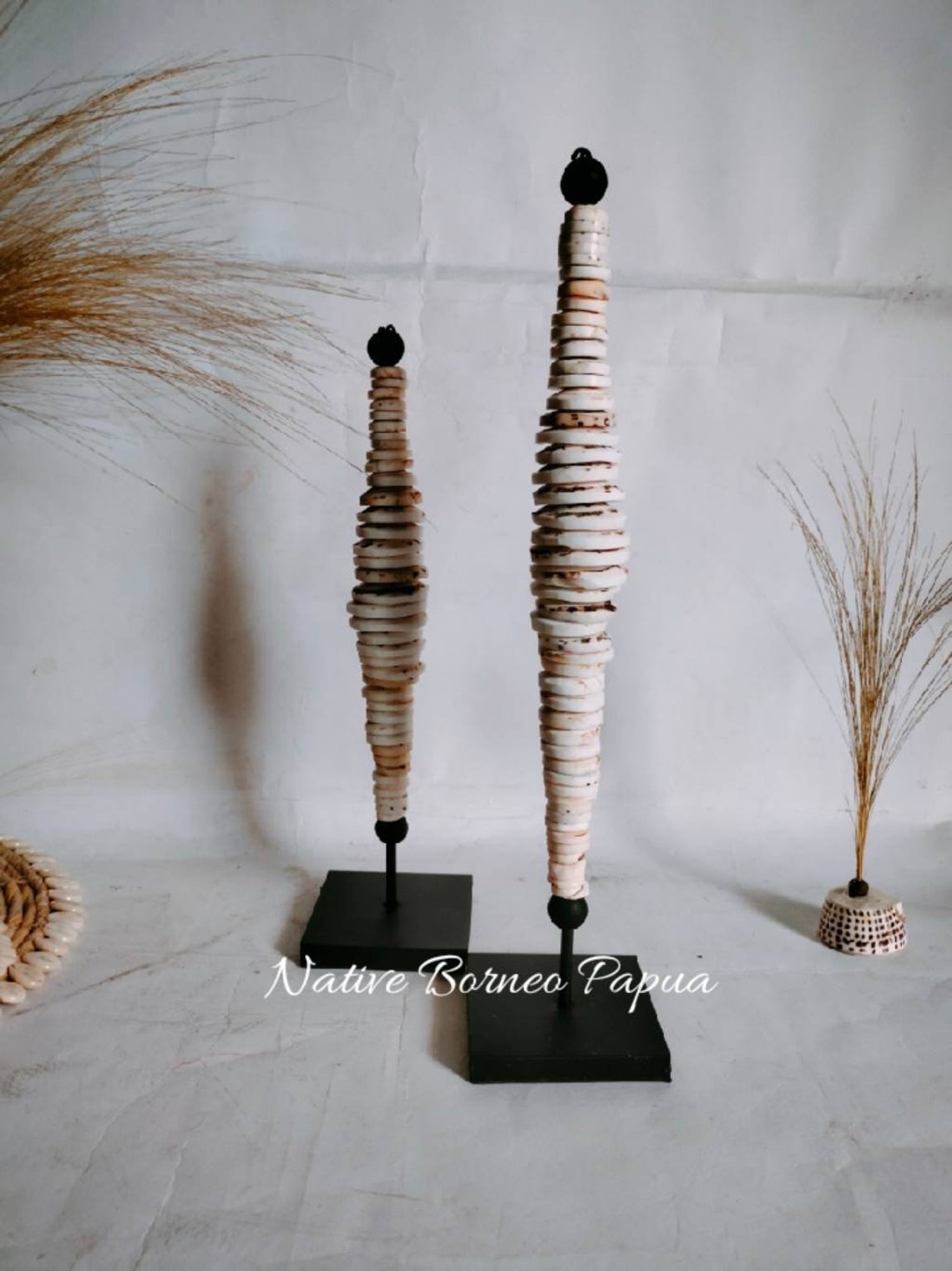 Lumi Shell Money Stick: Papua New Guinea Wealth Decor (17"/13.78") - Etsy