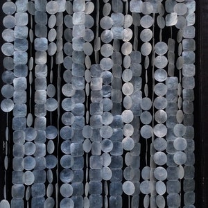 Square Round Capiz Shell Curtains ,shell Curtain for Doorway: Window ...