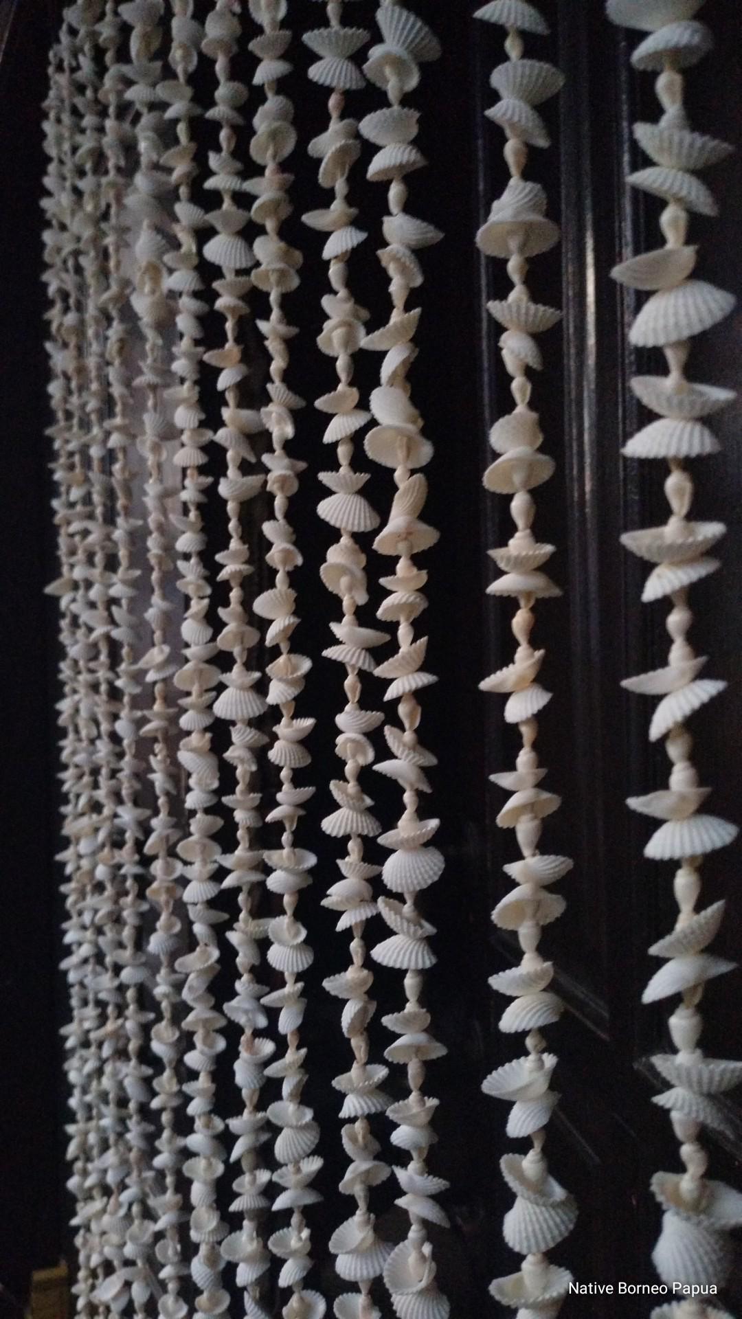 Boho Kurkur Shell Curtain: Doorway Divider, Beach Decor - Etsy
