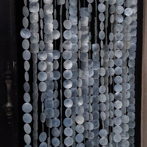 Square Round Capiz Shell Curtains ,shell Curtain for Doorway: Window ...