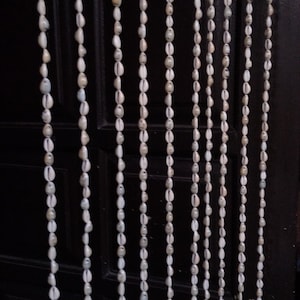 Cowrie Shell Curtain: Boho Doorway Divider, Ocean Decor - Etsy