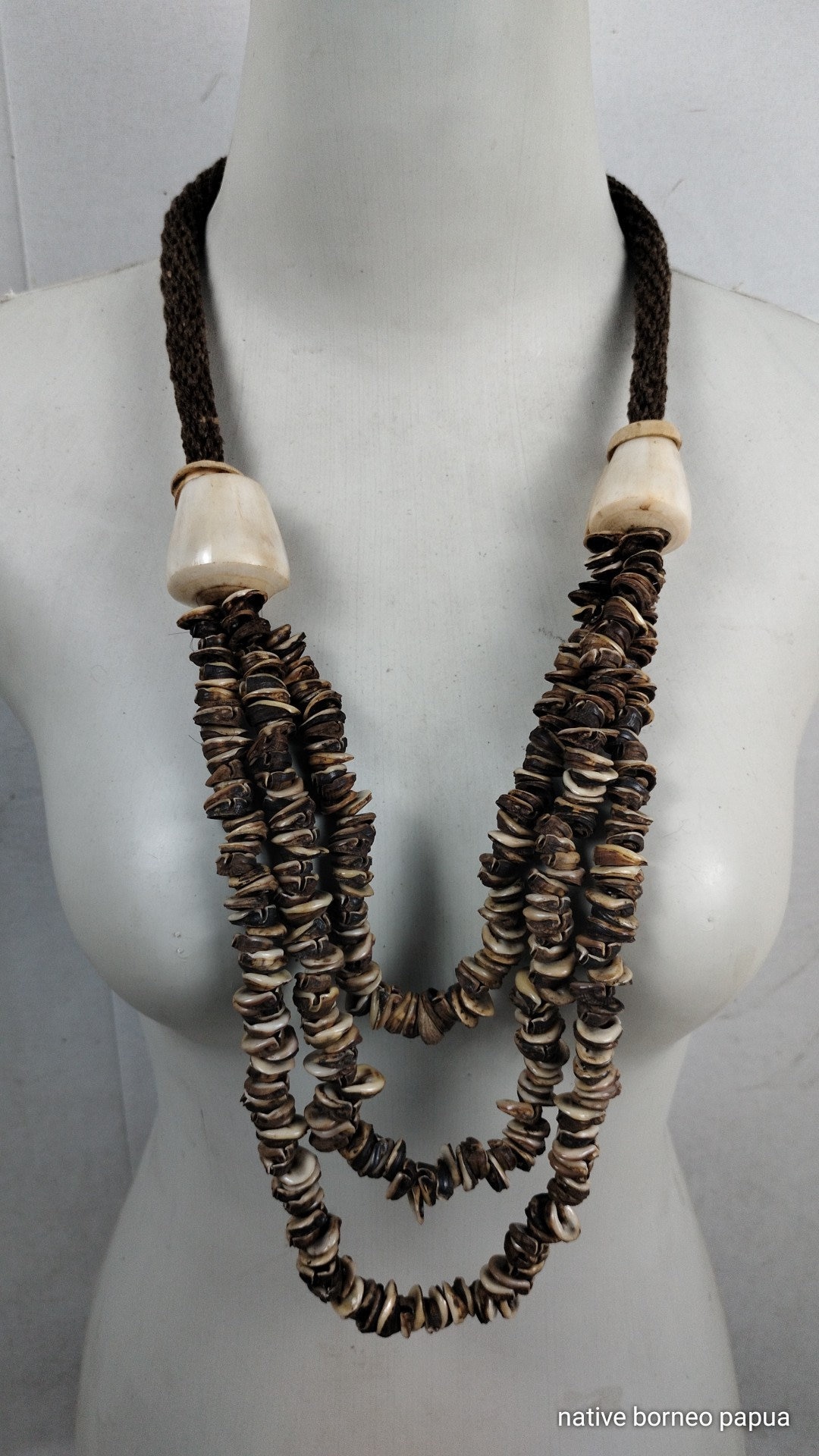 Ce'e Papua,tribal Shell,necklace, Home Gifts , Tribal Necklace Art ...